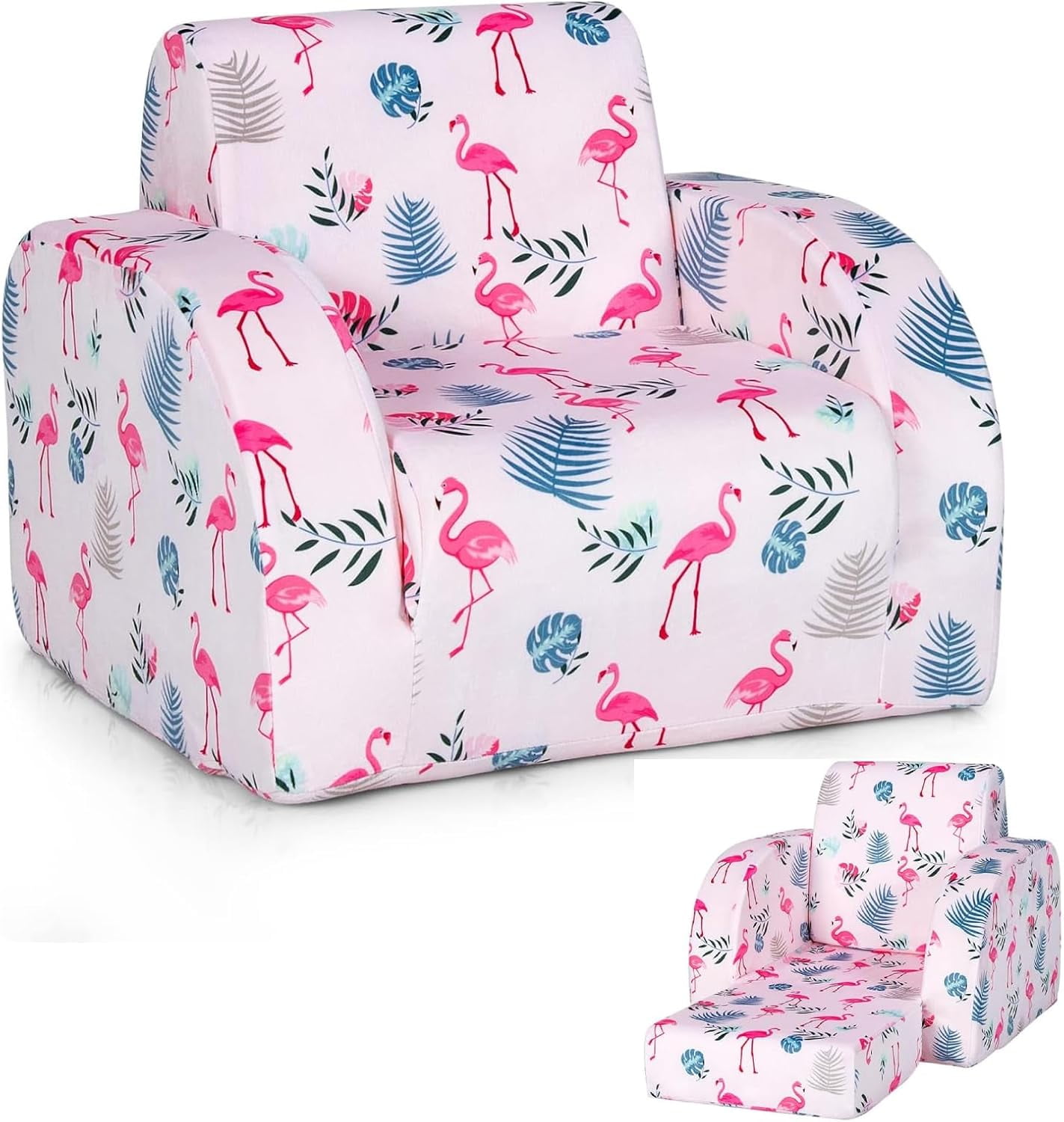 3 in 1 Convertible Flip Open Sofa w/Foam-Padded Seat - Walmart.com