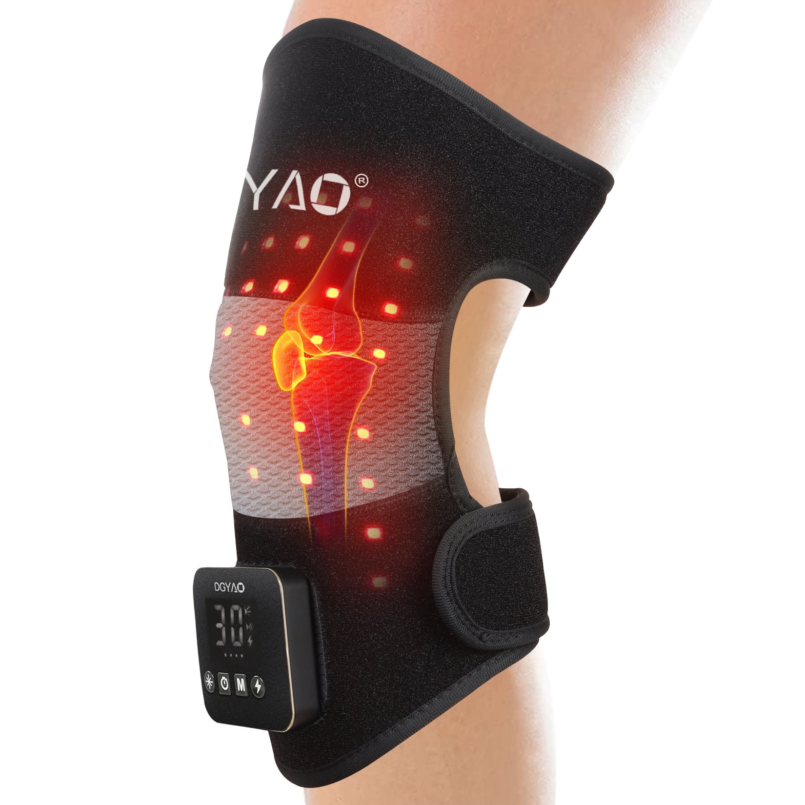 3-in-1 Cordless Red Light & Near Infrared Light Wrap for Knee Arm Elbow ...