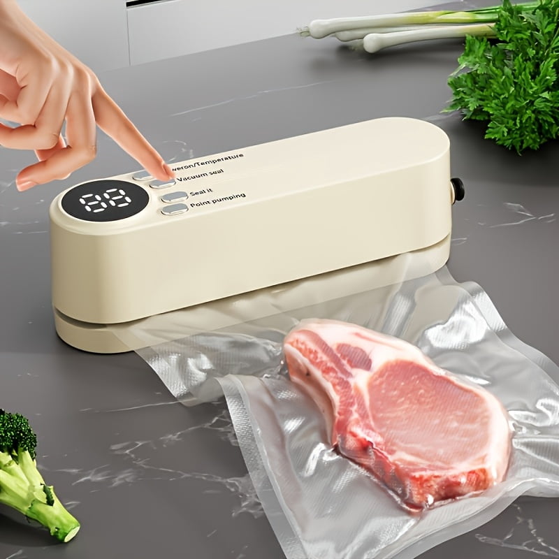 3-in-1 Cordless Vacuum Sealer with LED Display – Vacuum, Seal & Inflate ...