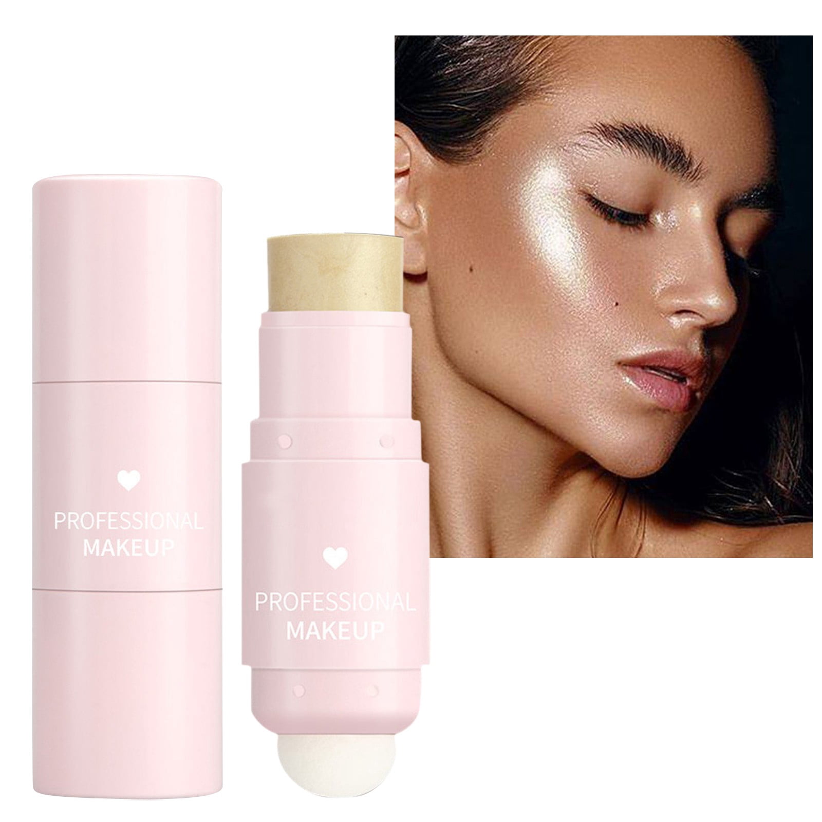 3-in-1 Cream Contour Stick, Double Ended Highlighter & Bronzer with ...