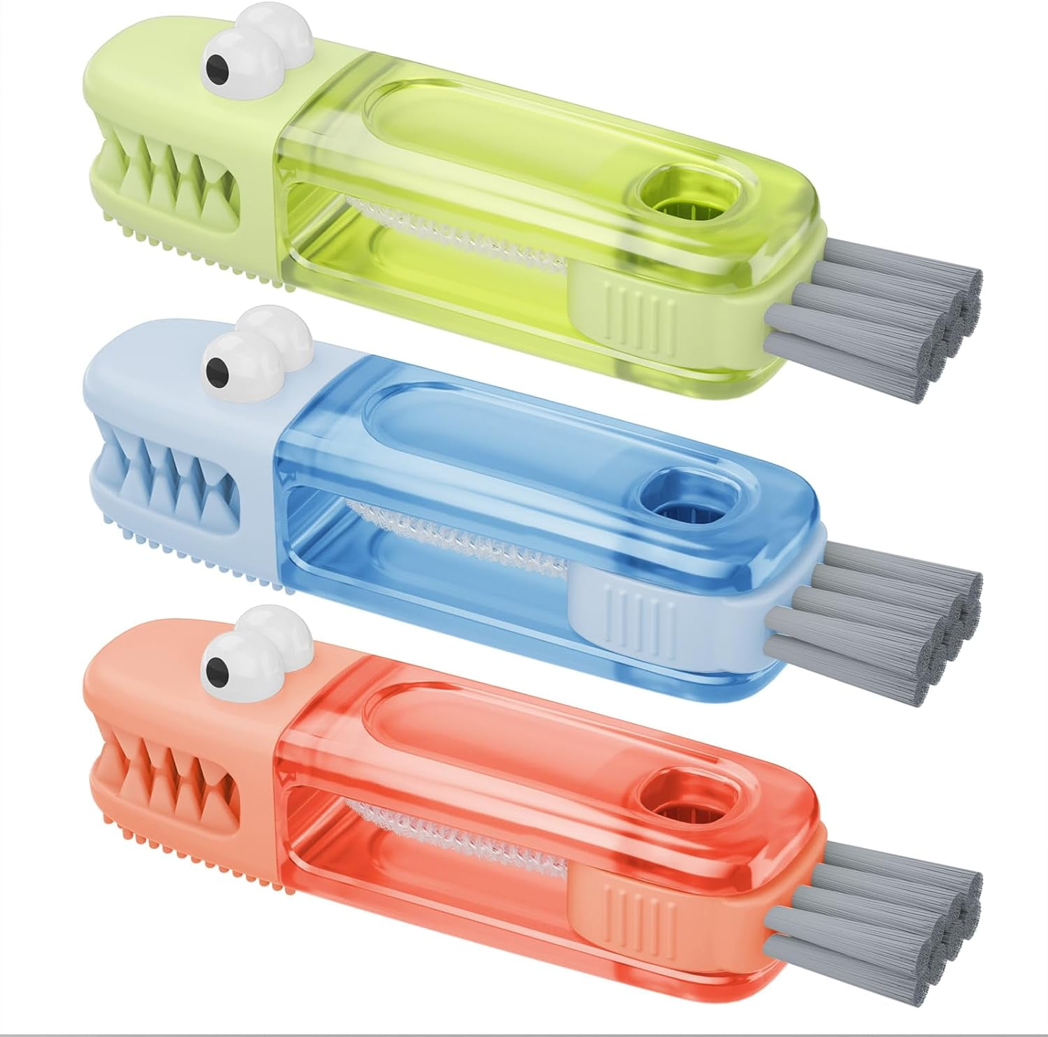 3 in 1 Cup Lid Gap Cleaning Brush Set, Multifunctional Bottle Brush ...