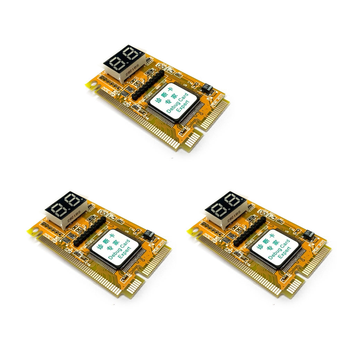 3 in 1 Debug Card Mini PCI PCI-E LPC PC Laptop Analyzer Tester ...