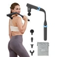 3-in-1 Detachable Massage Gun Deep Tissue, Ergonomic Extension Handle ...