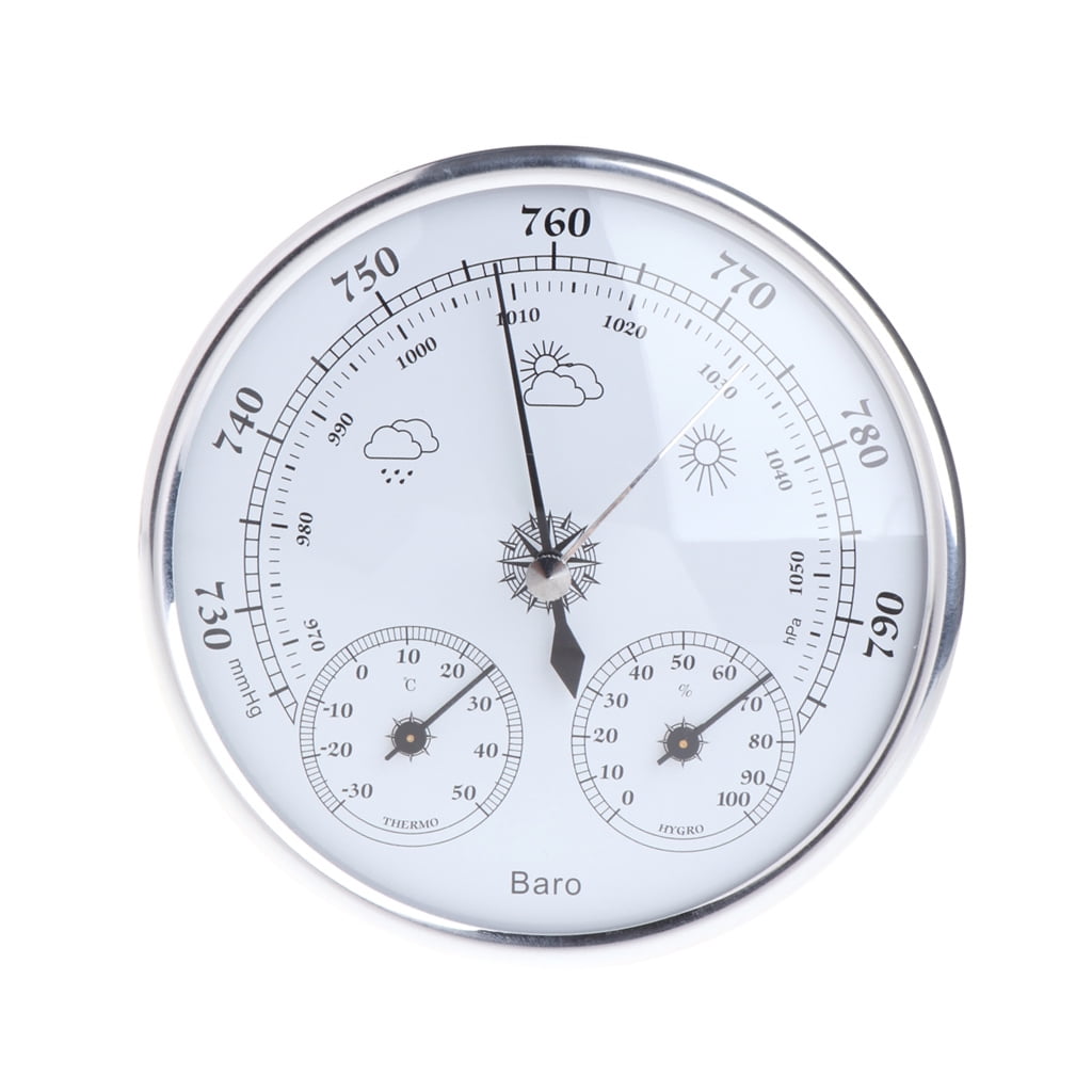 3 in 1 Dial Type Barometer Thermometer Hygrometer for Household Weather ...
