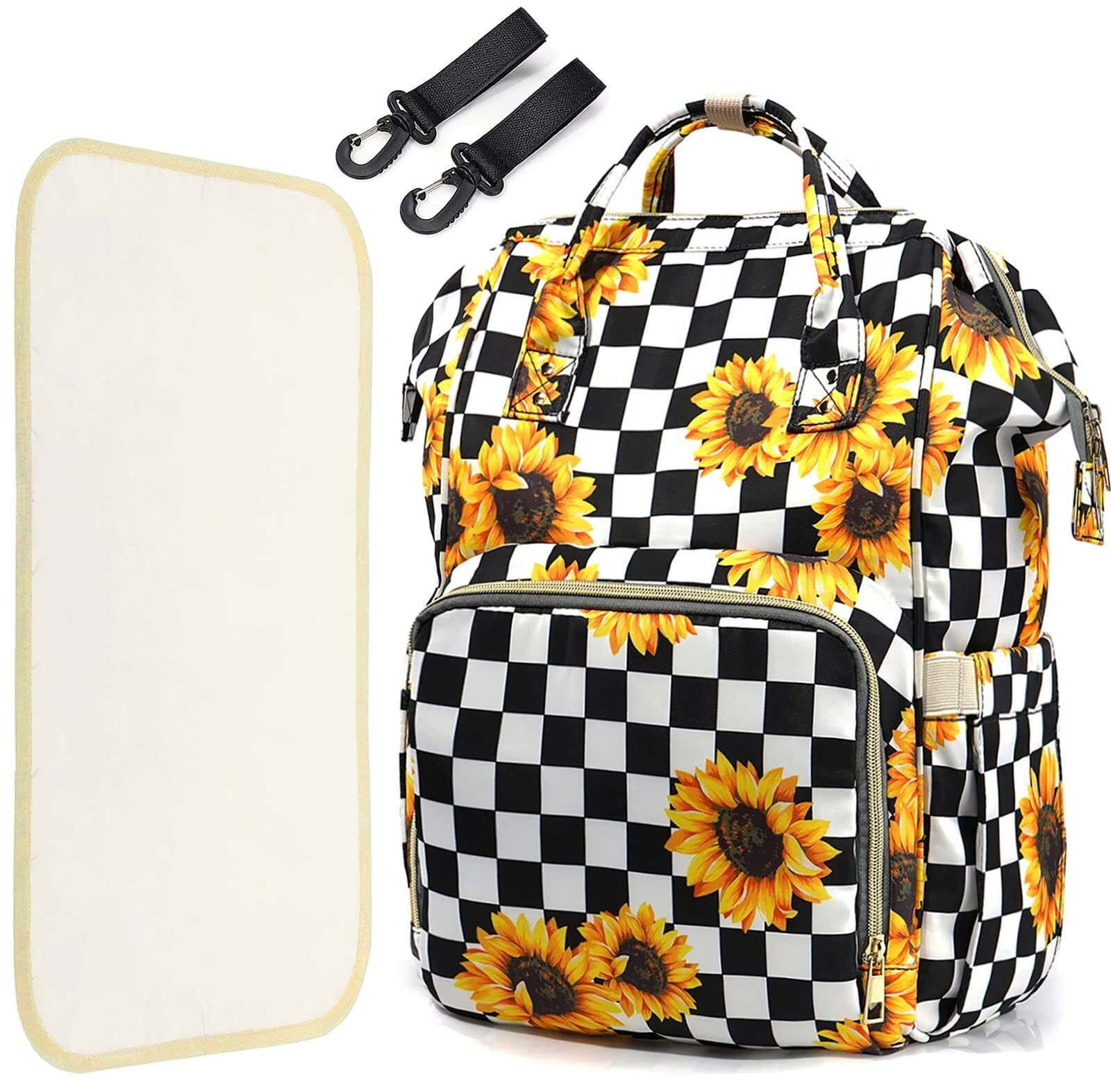 3 in 1 Diaper Bag Backpack, Multifunction Large Baby Bags with Changing ...