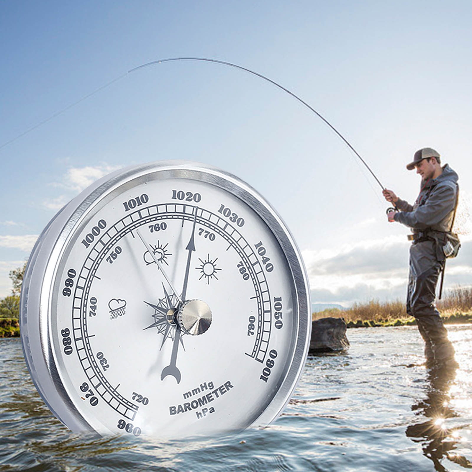 3-in-1 Digital Barometer Hygrometer Thermometer with Atmospheric ...