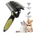 3-in-1 Double-Sided Slicker Brush for Dogs & Cats, Green - Walmart.com