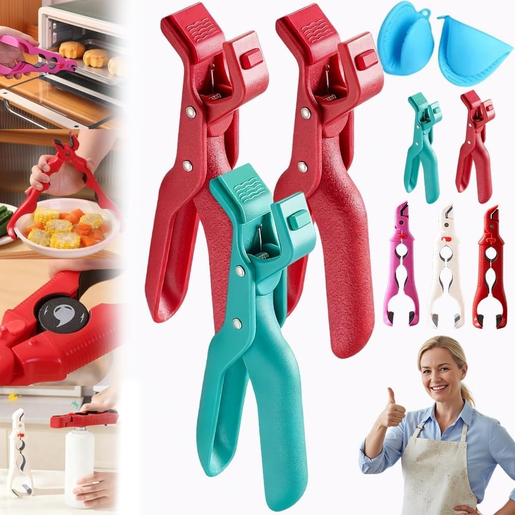 3-in-1 Dual Head Hot Plate Grippers, 3-in-1 Pot Lifteeer Claw, Multi ...