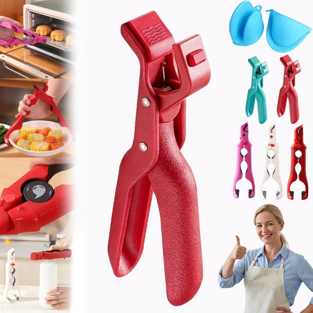 3-in-1 Dual Head Hot Plate Grippers, 3-in-1 Pot Lifteeer Claw, Multi ...