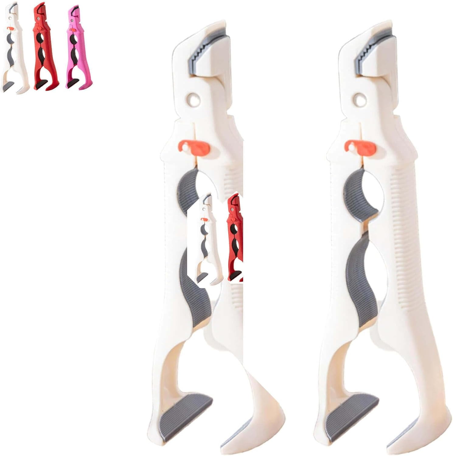 3-in-1 Dual Head Hot Plate Grippers, Anti Scald Plate Gripper for Bowls ...