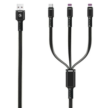 onn. Lightning to USB Cable, White, 6' - Walmart.com