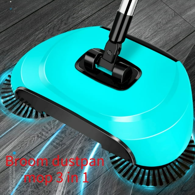 3-in-1 Easy Sweep: Hand Push Sweeper, Mop, Vacuum Combo for All Hard ...