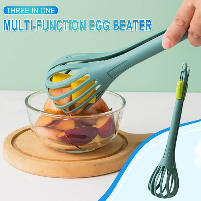 3-in-1 Egg Beater Food Clip Whisk | Multi-Purpose Kitchen Tool with ...
