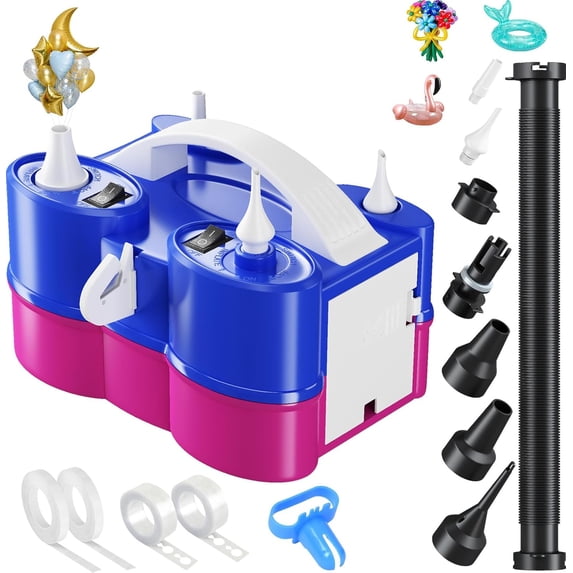 3-in-1 Electric Balloon Pump, Portable Air Pump for Latex 260q Foil ...