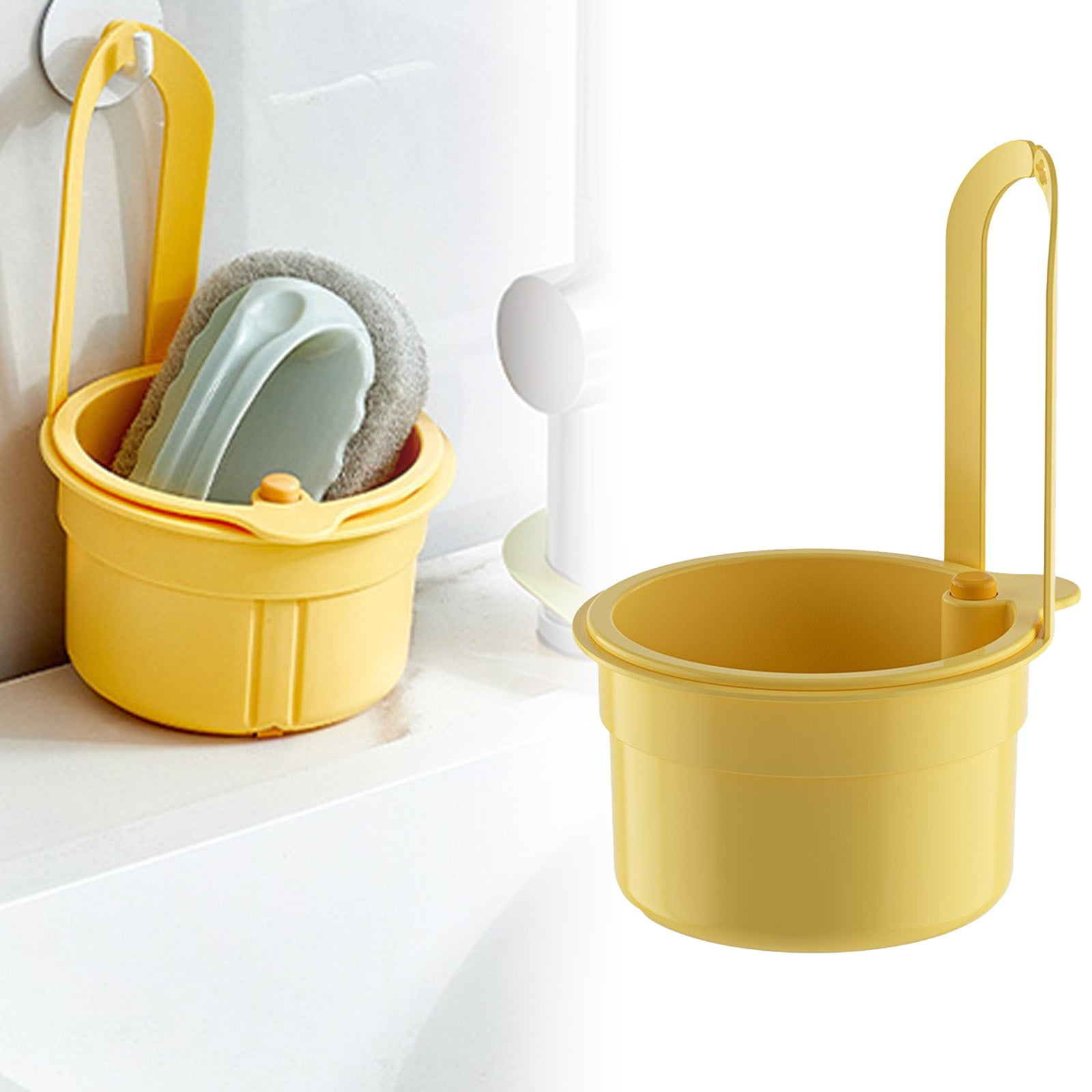 3-in-1 Electric Hot Pot Cooker 1.5L – Yellow Portable Nonstick Mini ...