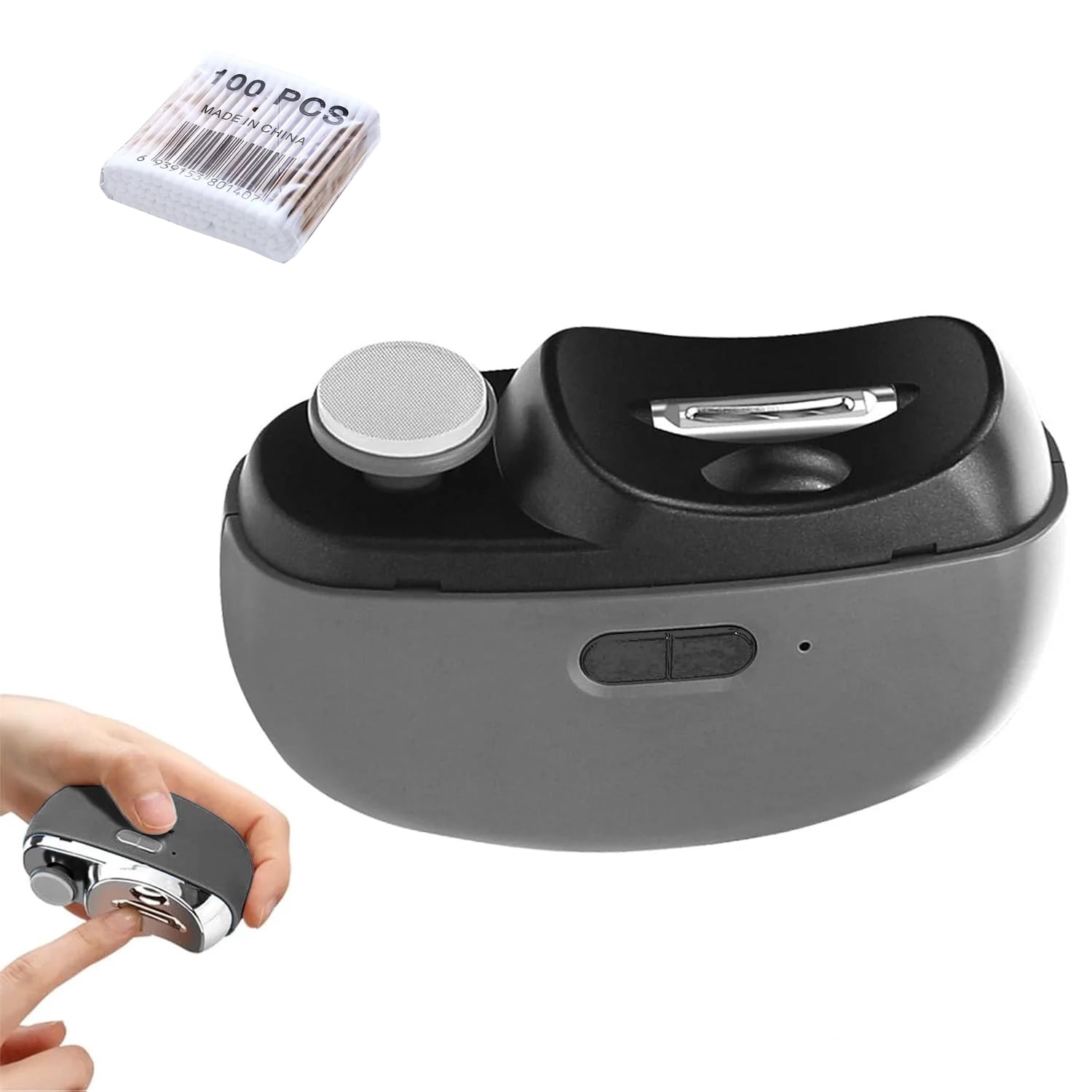 3 in 1 Electric Nail Clippers with LED Light, Automatic Nail Trimmer ...