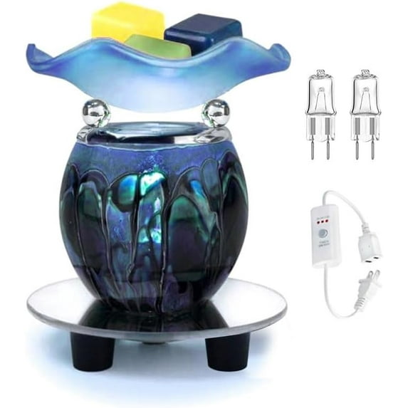 3 in 1 Electric Oil Warmer Scented Wax Warmer with with Auto Off Timer ...