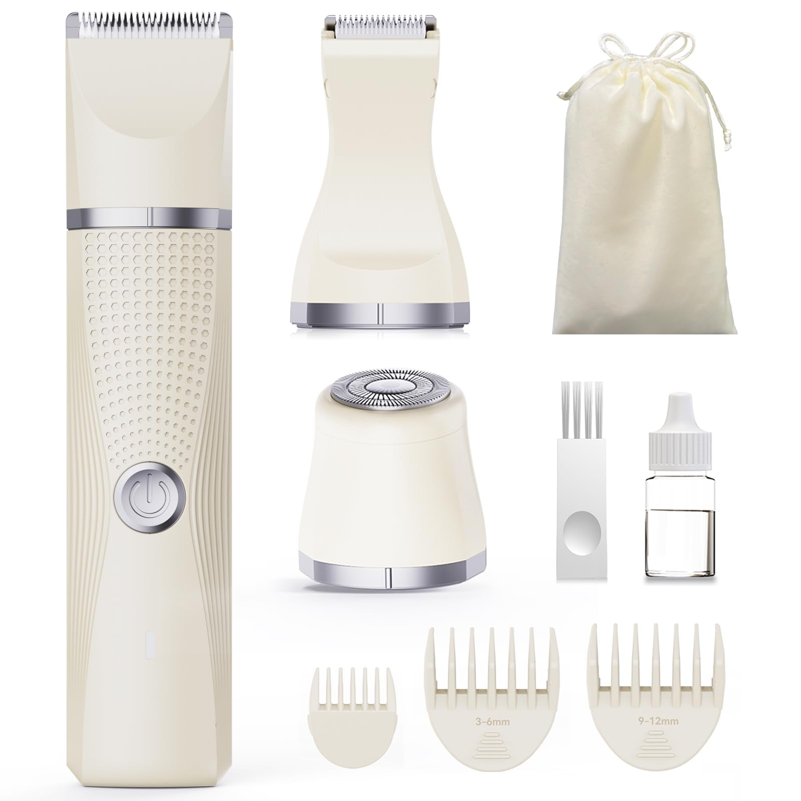 3-in-1 Electric Razor for Women - Waterproof Bikini Trimmer ...