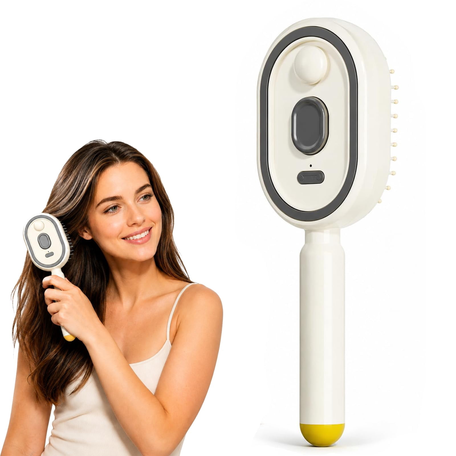 3 in 1 Electric Scalp Massager, 3 in 1 Electric Hair Brush with Mist ...