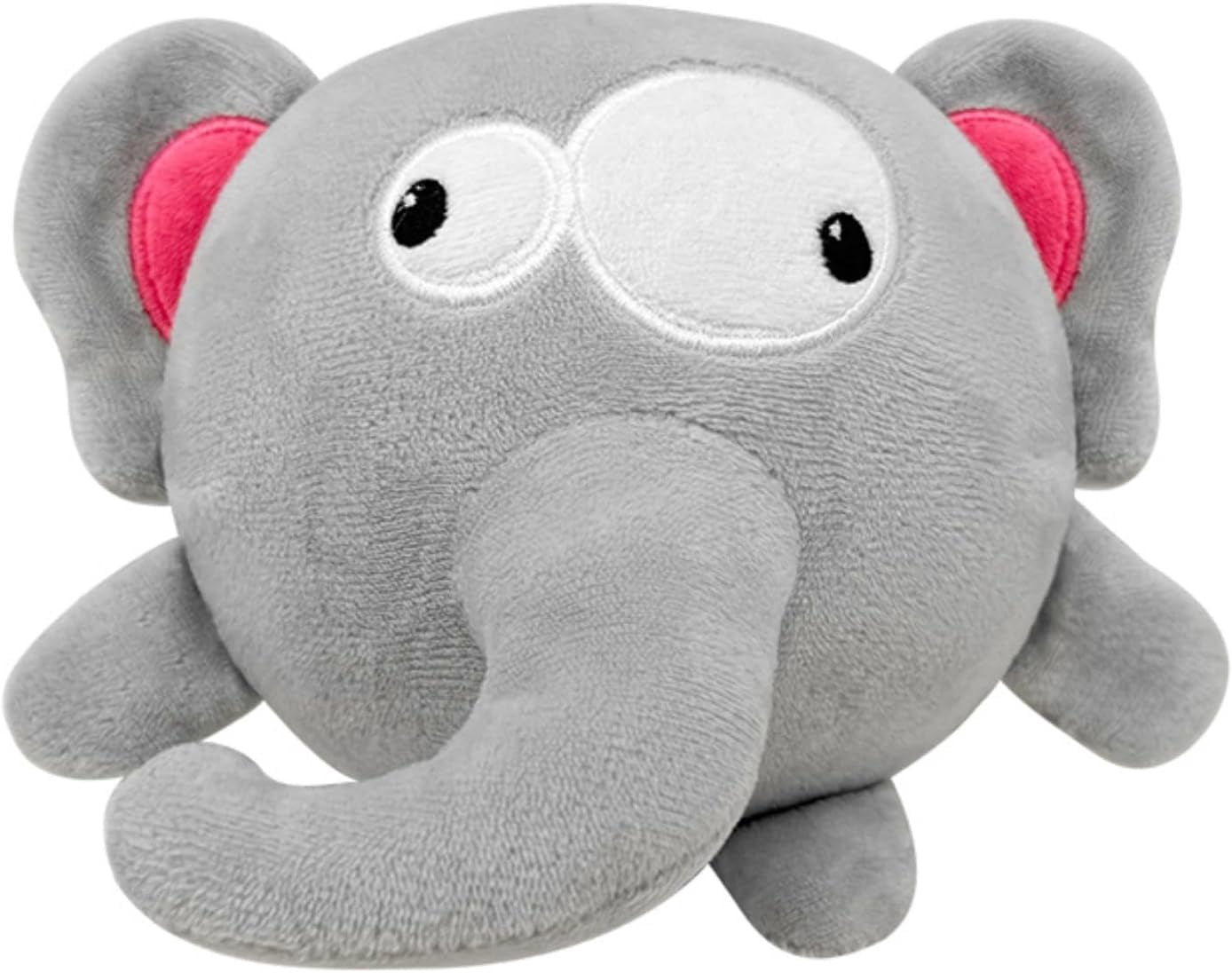 3-in-1 Elephant Shaped Interactive Dog Toy Ball, Squeaky Chew & Teeth ...