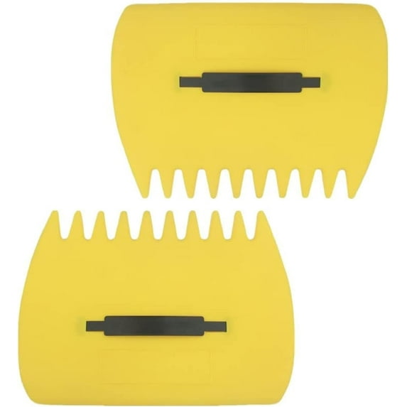 3-in-1 Ergonomic Pickup Rake, Leaf Grabber Set Paw, Lightweight Plastic ...