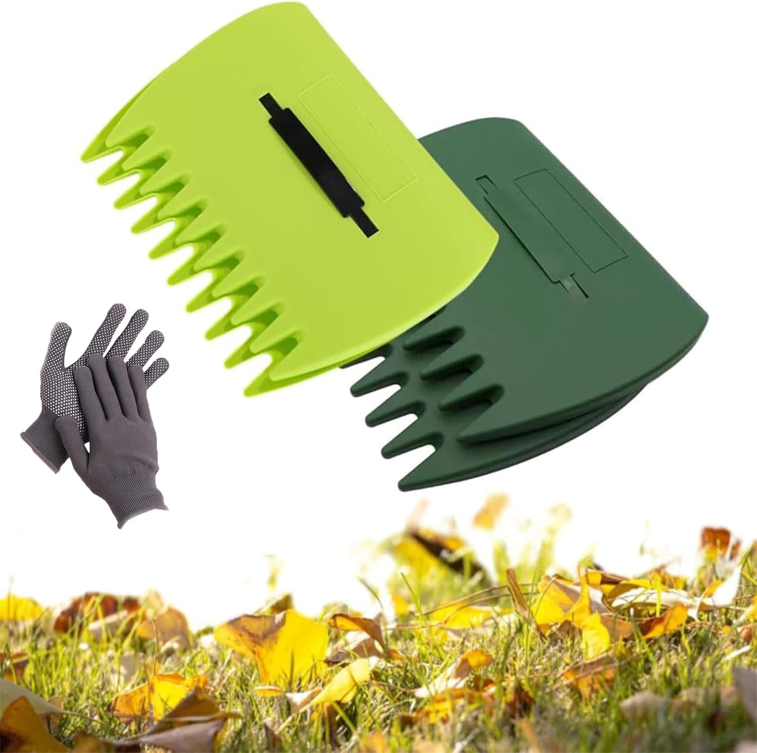 3-in-1 Ergonomic Pickup Rake, Leaf Scoops Rubbish Pick Up Tool - Easy ...
