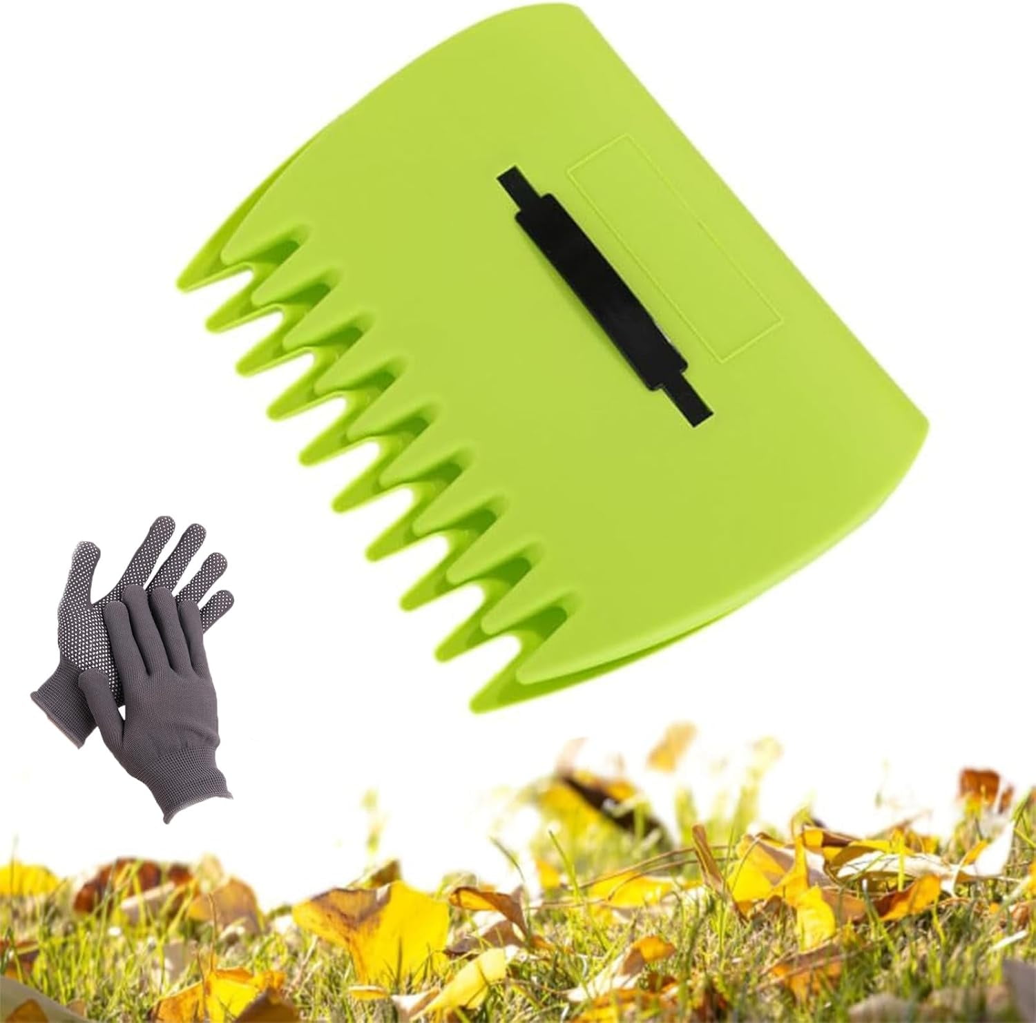 3-in-1 Ergonomic Pickup Rake, Leaf Scoops Rubbish Pick Up Tool - Easy ...