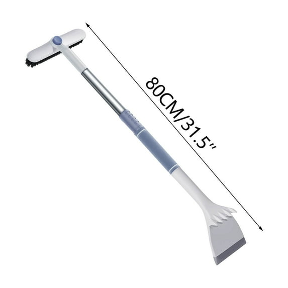 3-in-1 Extendable Car Snow Scraper with Brush & Ice Chopper for ...