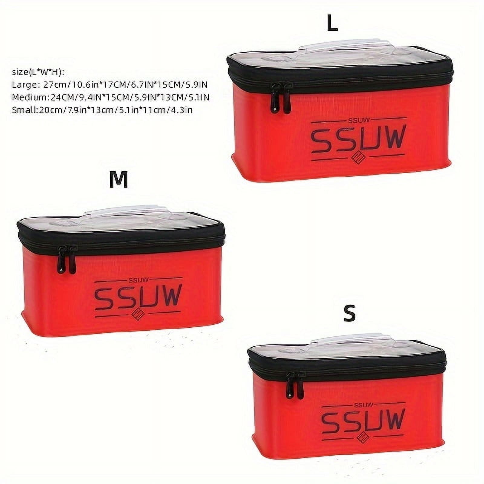 [3-in-1 Fishing Tool Organizer] 3-in-1 Set, EVA Fishing Tool Box ...