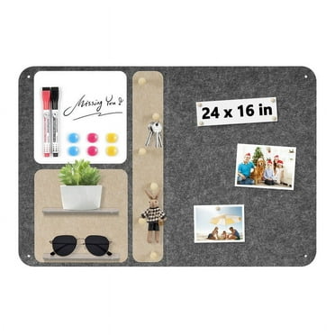 Juvale Magnetic Command Center & Wall Organizer, Whiteboard, Chalkboard ...