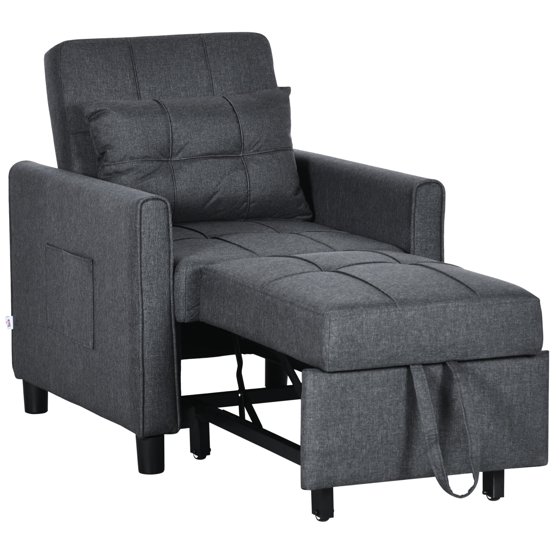 3 - in - 1 Foldable Sofa | Transformable for Small Rooms, Rolling ...