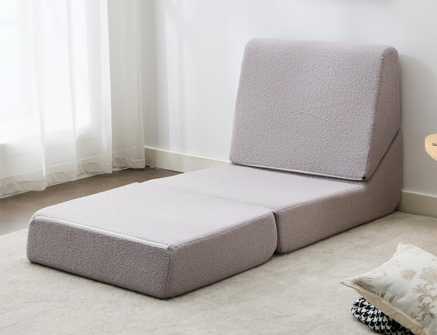 3-in-1 Folding Sofa Bed, Convertible Chair Bed & Floor Sofa,Foldable ...