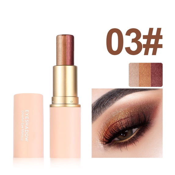 3-in-1 Gradient Eyeshadow Stick Cream Eyeshadow Pen 3 Colors In 1 Stick ...