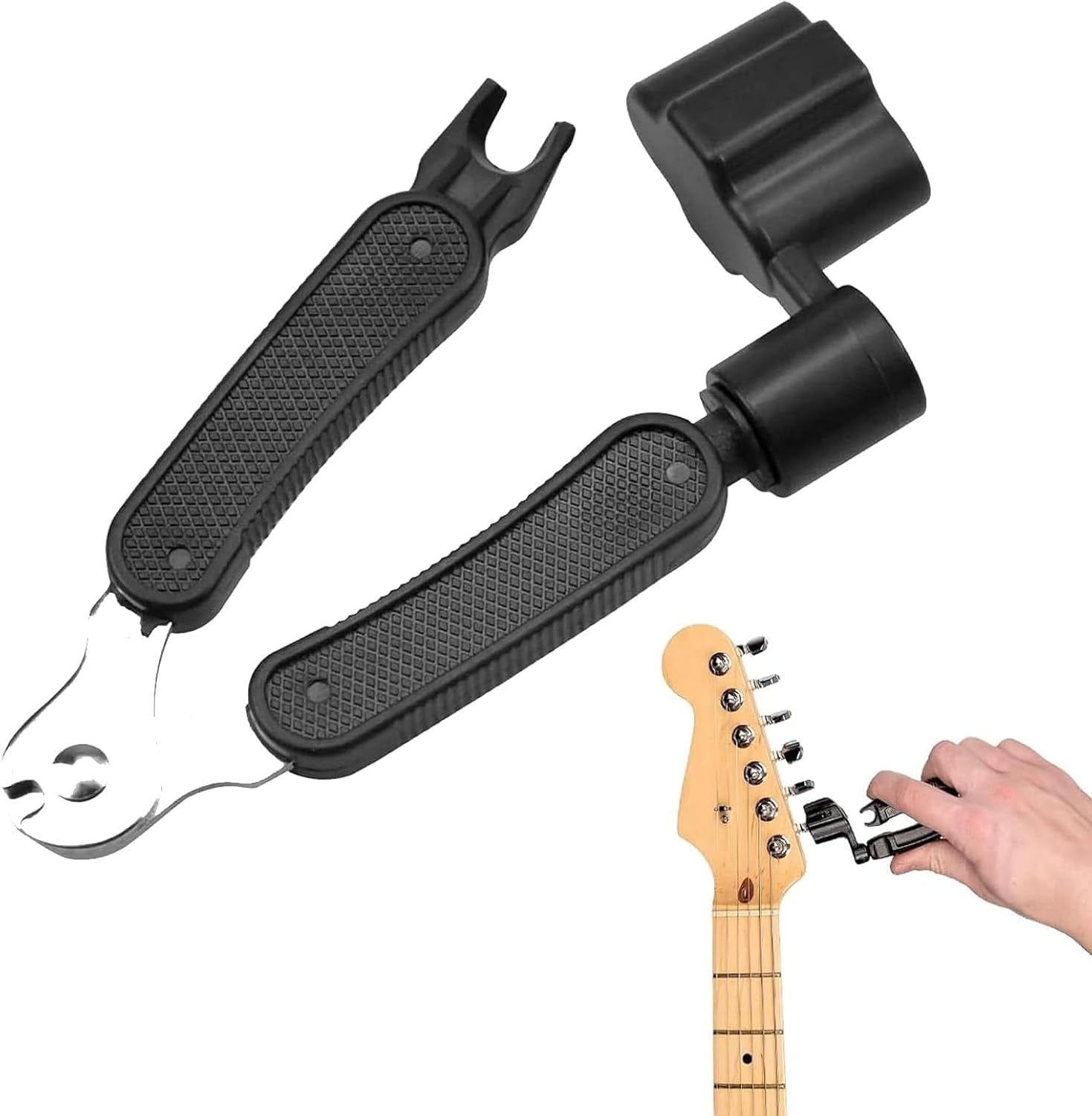 3-in-1 Guitar Tool - String Winder, Cutter & Bridge Pin Puller | All-in ...
