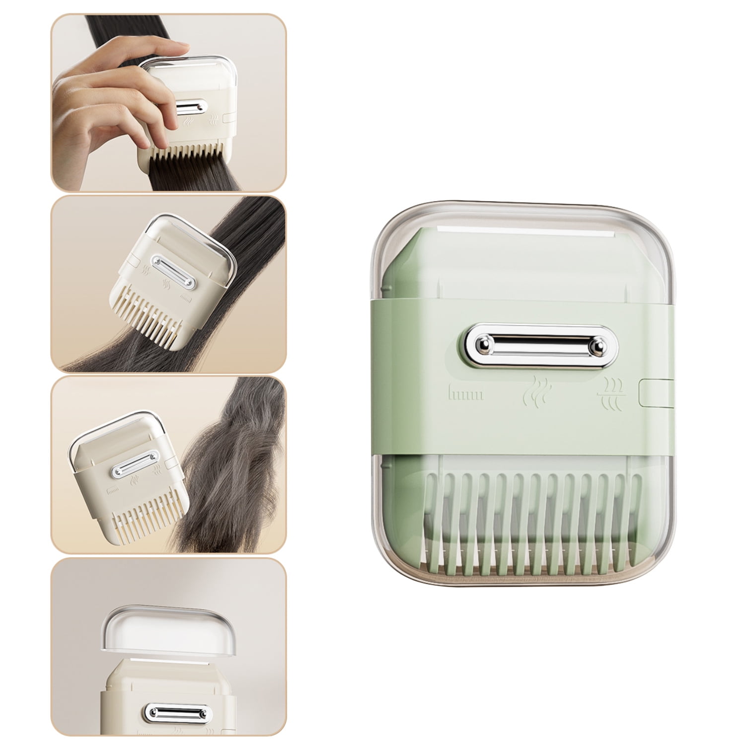 3-in-1 Hair Trimmer Comb: Eyebrow Shaper, Hair Thinner,Sort Out Bangs ...