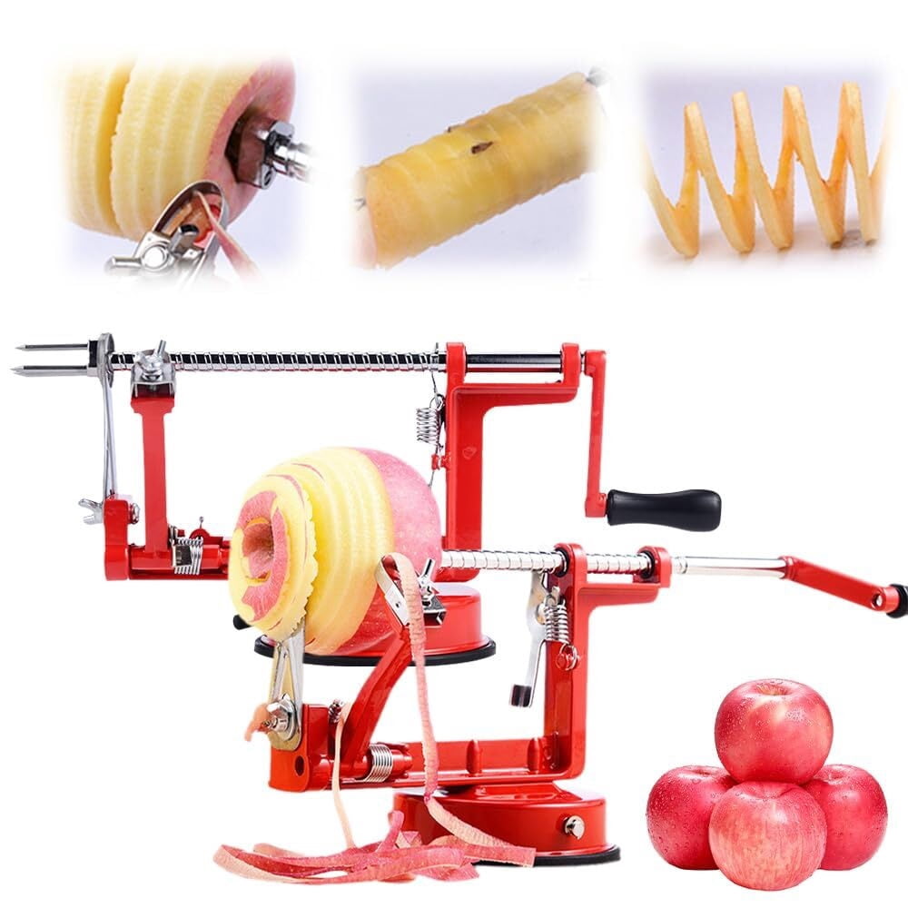 3-in-1 Hand Crank Peeler 2025 New Apple Peeler, Apple Peeler Slicer ...