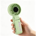 3-in-1 Handheld Fan Rechargeable,Foldable Hand Held Fan with 1-100 ...