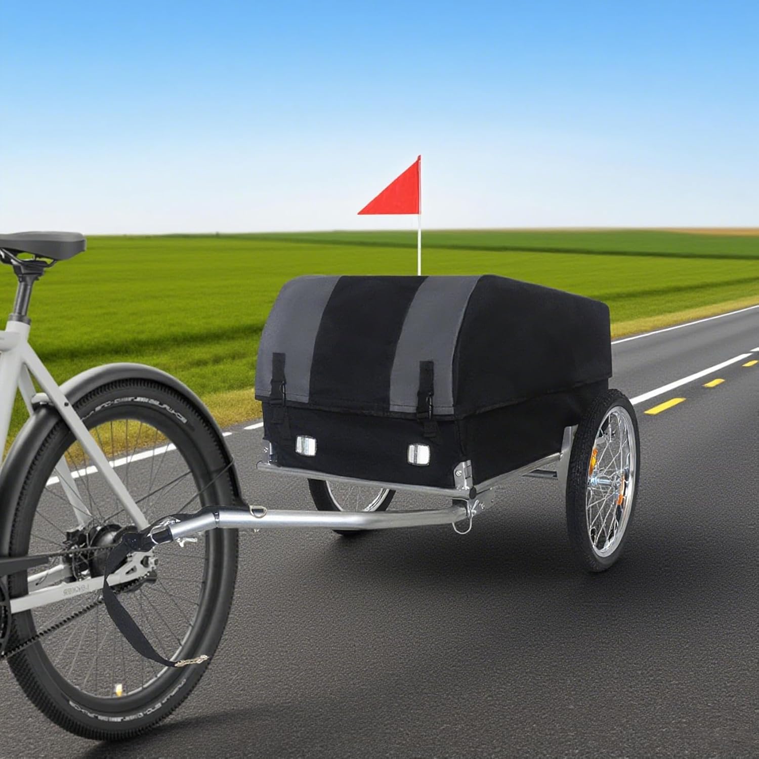 3-in-1 Heavy-Duty Bike Cargo Trailer, Bike Trailer Cargo for E-Bikes ...