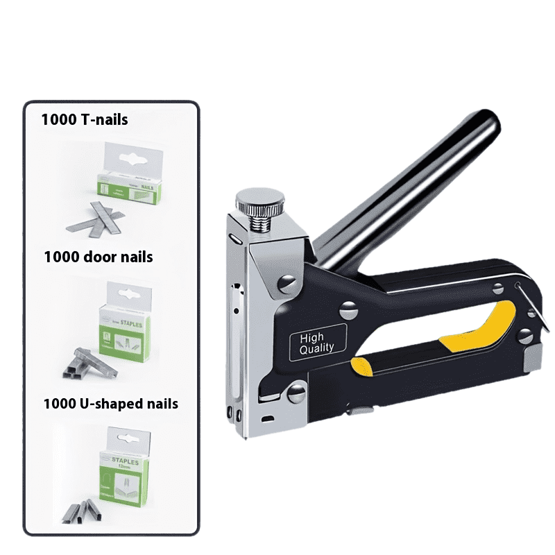 "3-in-1 Heavy Duty Nail Gun & Staple Gun Kit - for Home Renovation ...