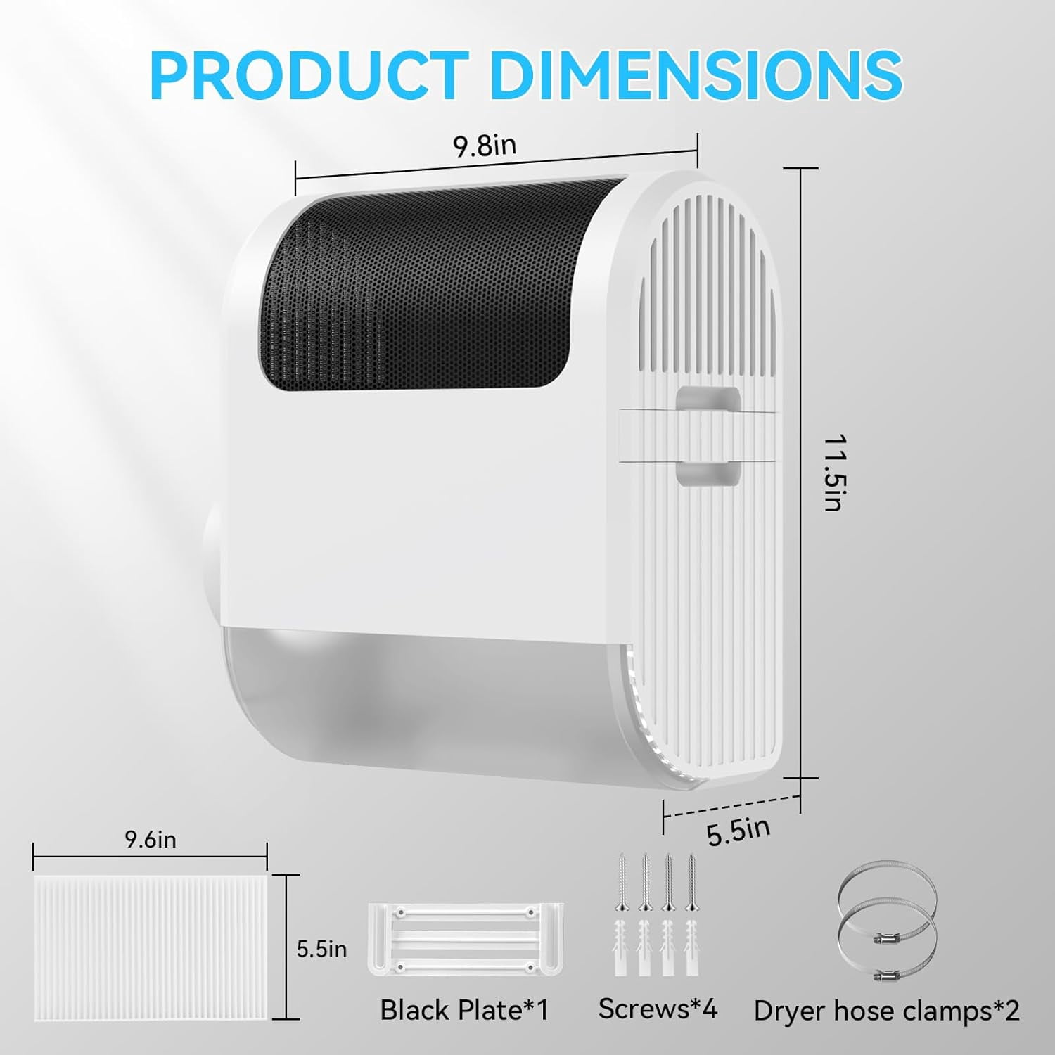 3-in-1 Indoor Dryer Vent - Indoor Dryer Vent kit for Water Drawer ...