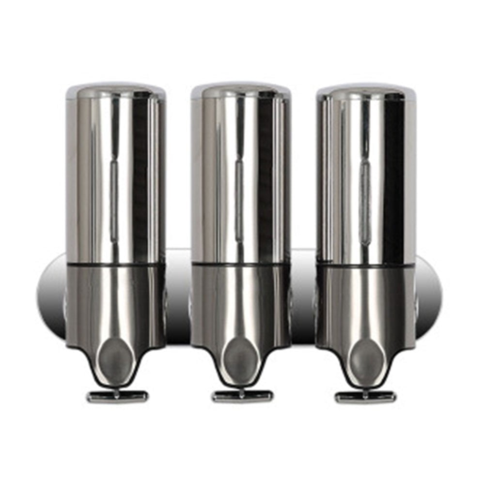 3-in-1 Indoor Wall Mounted Bathroom Shower Pump Dispenser Organizer For ...