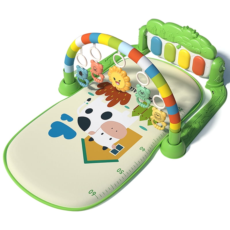 3 in 1 Infant Play Mat, Musical Activity Gym Mat, Kick & Play Piano ...