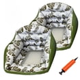 3-in-1 Inflatable Pool Lounge Chair, Adult Water Sofa Float with Cup ...