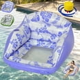 3-in-1 Inflatable Pool Lounge Chair - U-Shaped Water Inflatable Pool ...