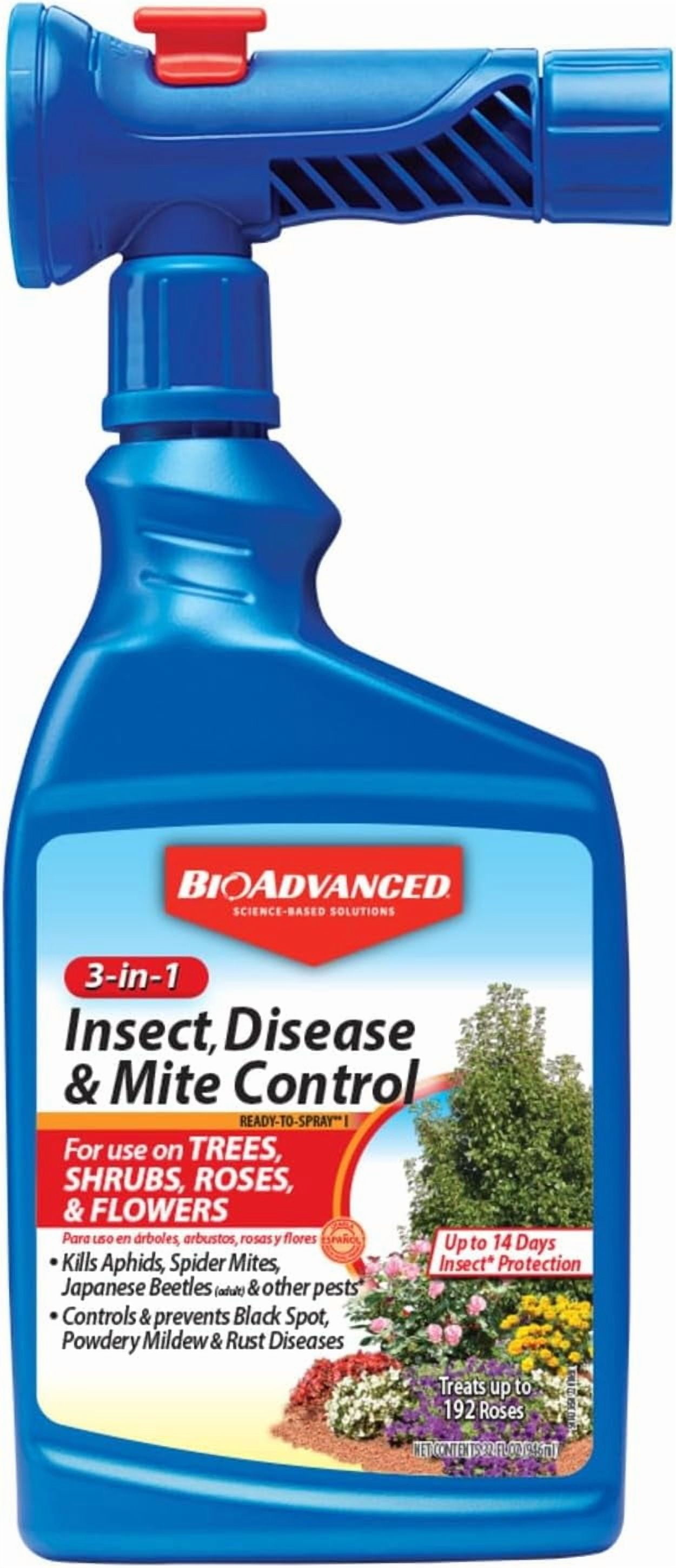 3-in-1 Insect and Mite Plant Bug Spray, Pest Control Ready-to-Spray 32 ...