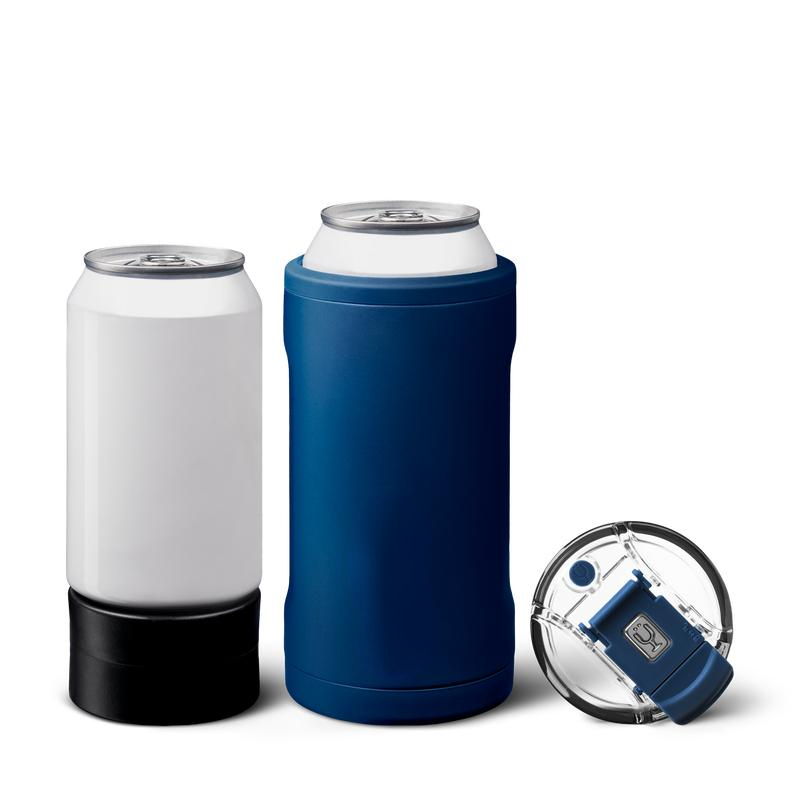 3-in-1 Insulated Can Cooler | 12oz Cans + 16oz Cans + 100% Leakproof ...
