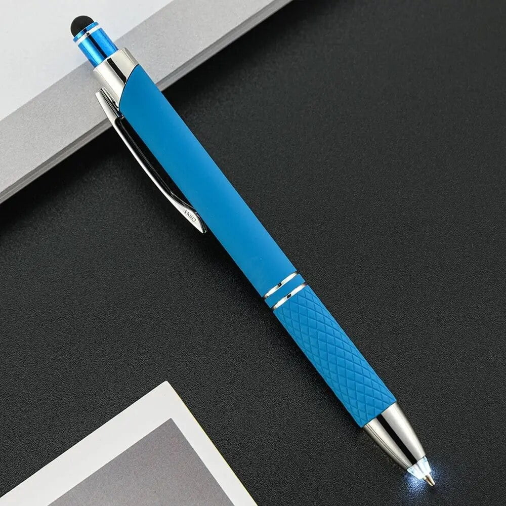3-in-1 LED Lamp Multi-function Metal Capacitive Pen Ballpoint Pen With ...