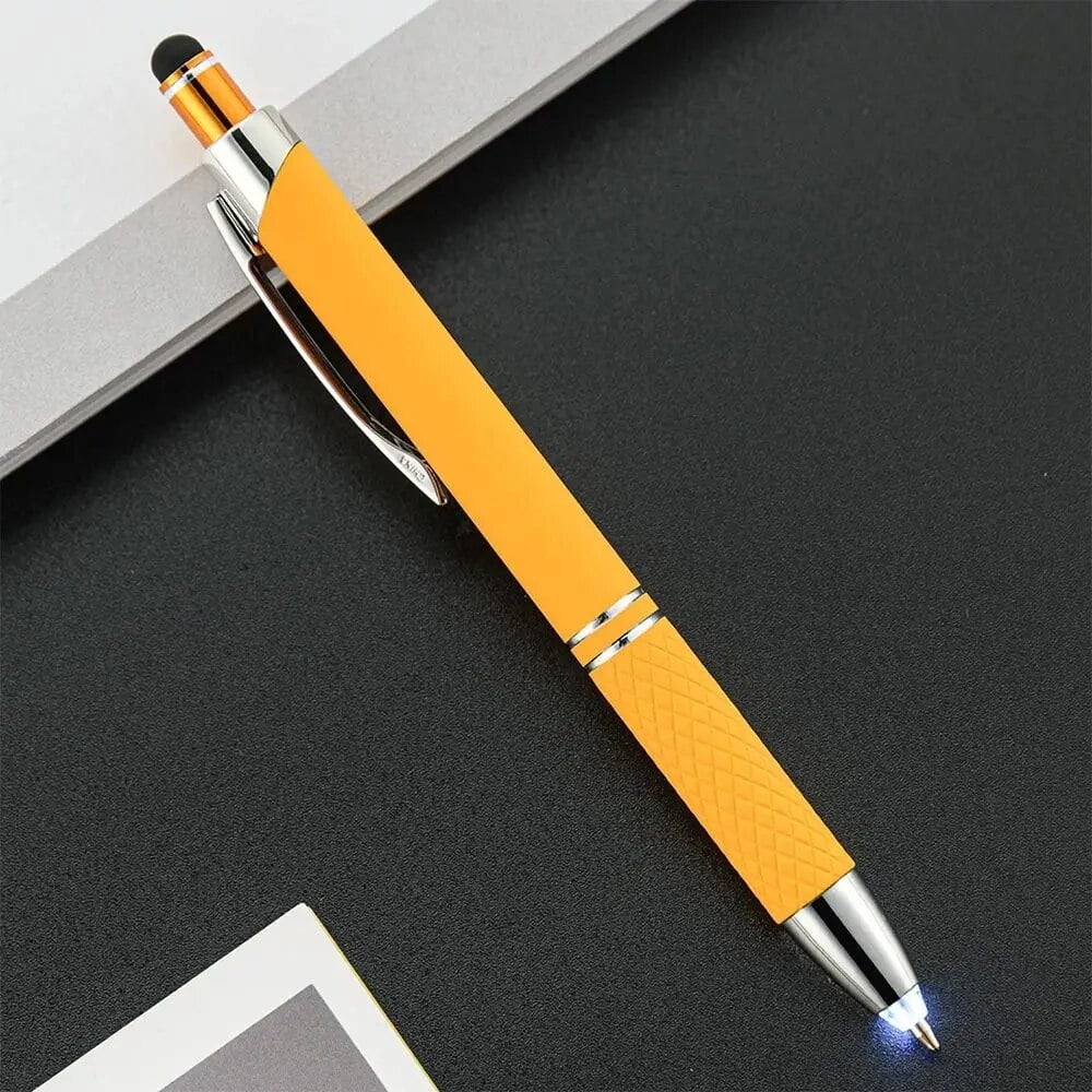 3-in-1 LED Lamp Multi-function Metal Capacitive Pen Ballpoint Pen With ...