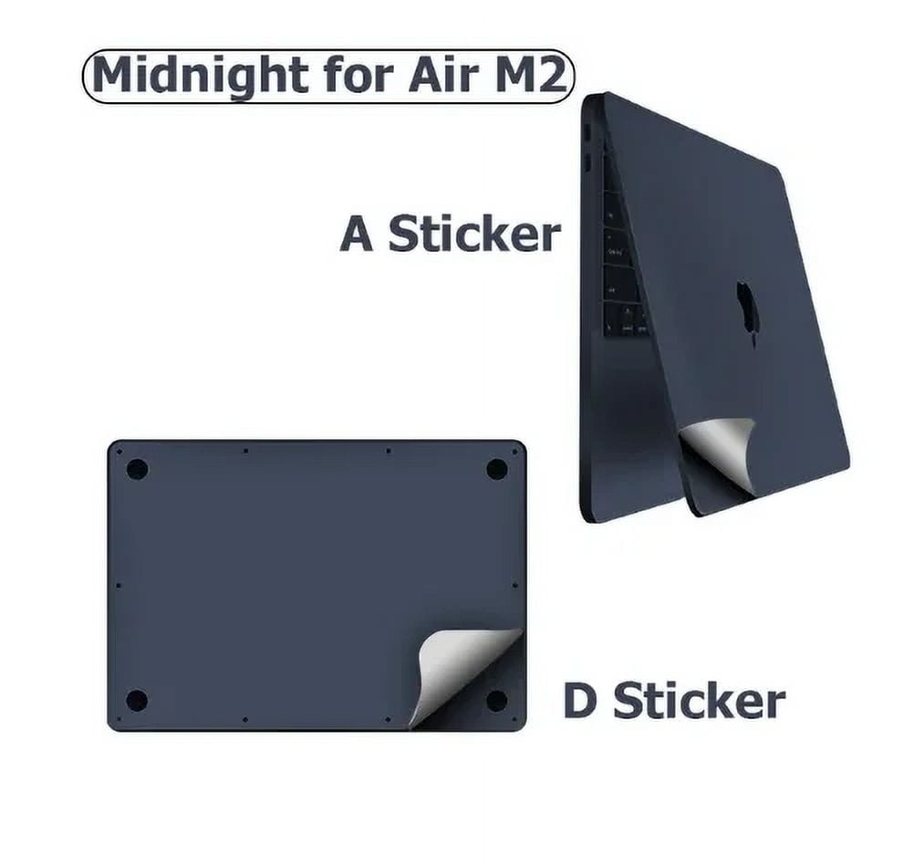 3-in-1 Laptop Cover Skin Sticker Decals Protective Palm Rest Touchpad ...