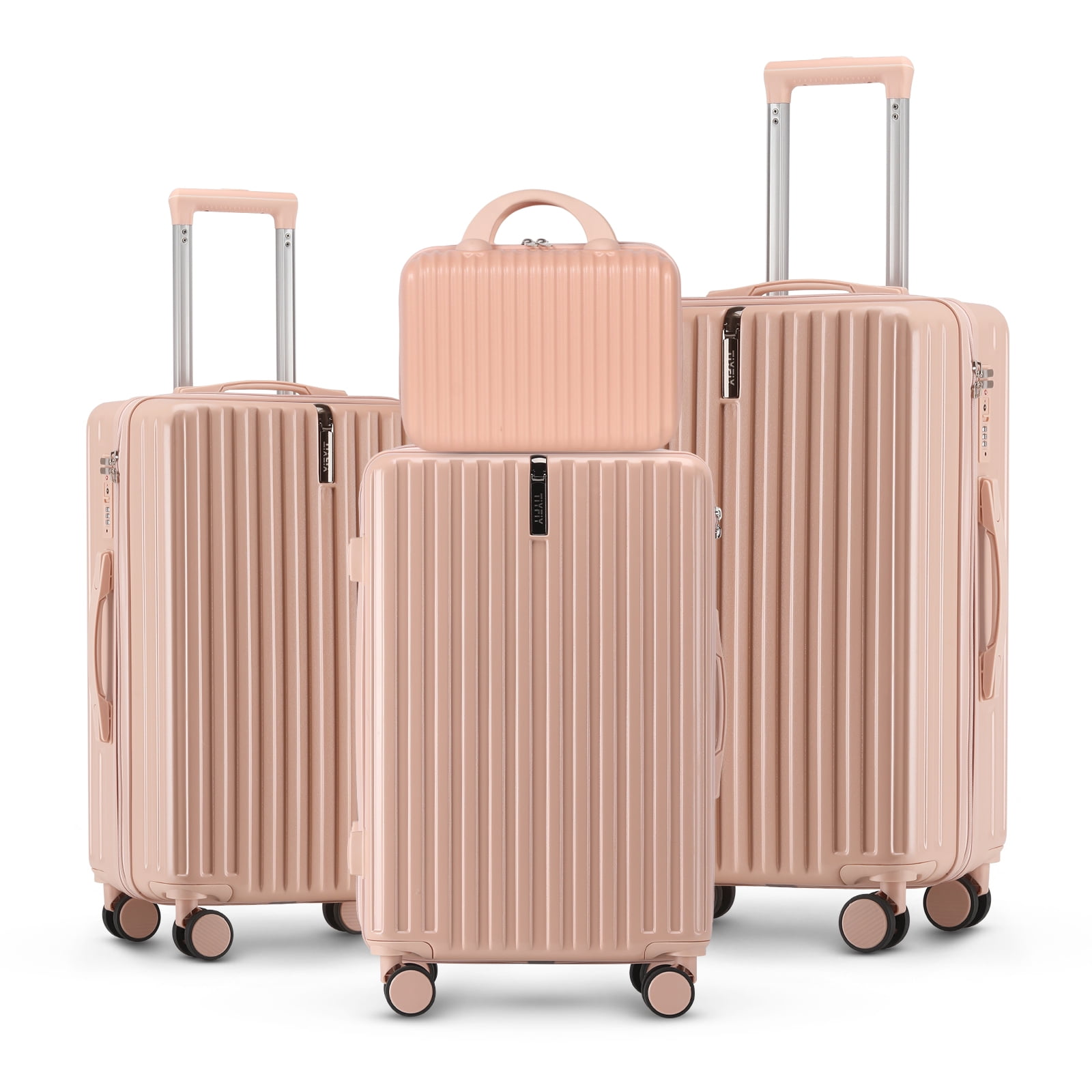 4-piece luggage sets with 360° spinner wheels Polycarbonate material ...
